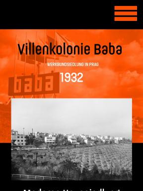 osada Baba | Villenkolonie Baba 1932 | Czech Republic